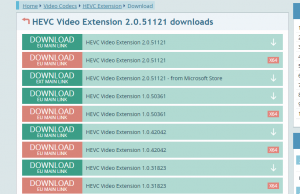 Installer le codec HEVC gratuitement sur Windows 10 – MXP2
